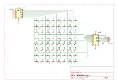 Dot Matrix Led Display Circuit Diagram