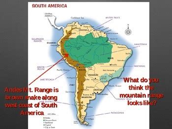 Physical Features Of South America By A Lawless Teacher Tpt