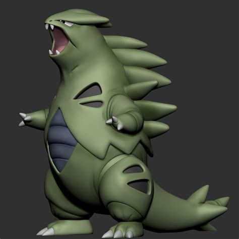 Stl File Tyranitar Pokemon・3d Printer Model To Download・cults