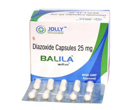 Diazoxide Capsule Proglicem Packaging Size 10 Strength 25 Mg At ₹ 2890box In Surat