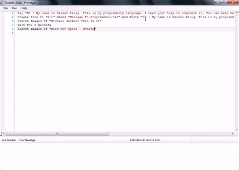 Simplex Programming Language Easiest Programming Language Ever
