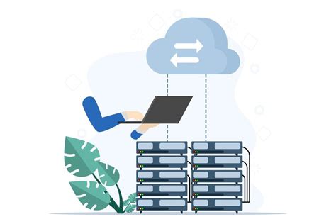 Concept Of Cloud Computing Data Center File Management Cloud Storage