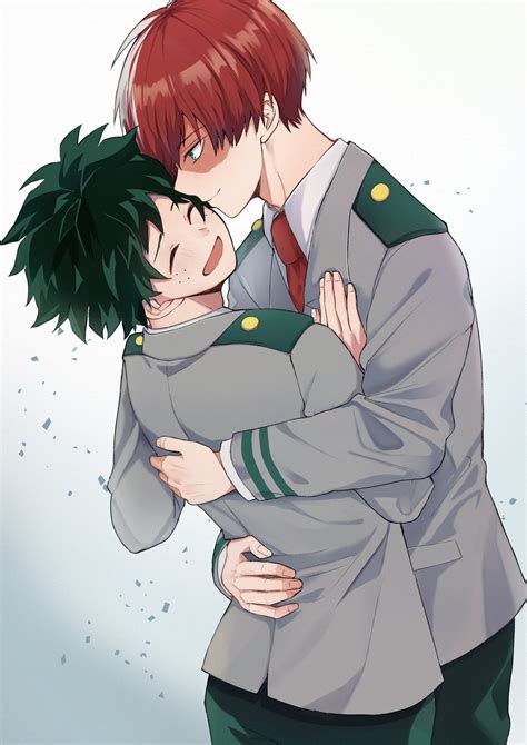 Midoriya Izuku And Todoroki Shouto Boku No Hero Academia Drawn By Miyanami 3 Danbooru