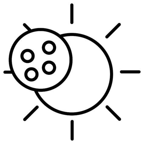 Premium Vector Eclipse Vector Illustration