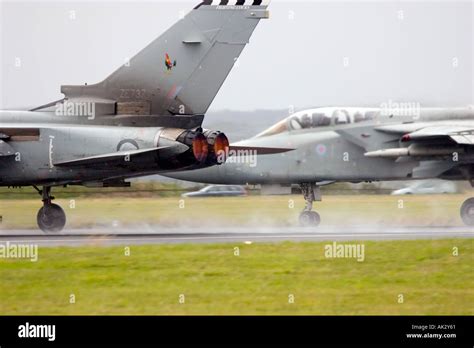 Close Up Of Raf Tornado F3 Aircraft From 43 Fighter Squadron Fighting