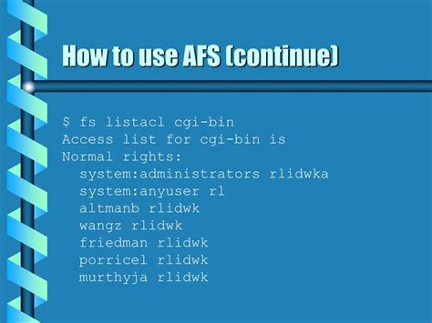 Ppt Afs Andrew File System Powerpoint Presentation Free Download