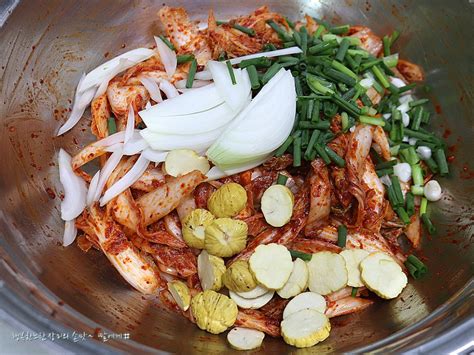 알배추 겉절이 만드는법~배추김치