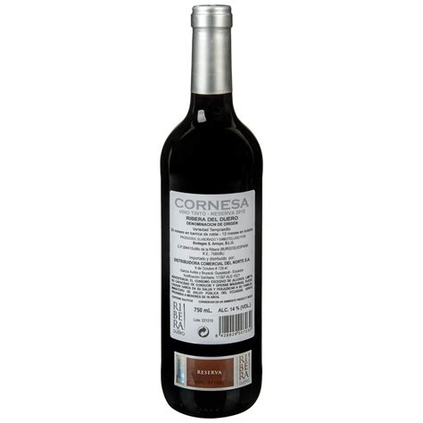 Vino Tinto Reserva Cornesa 750ml 962577