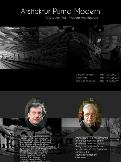 Arsitektur Purna Modern Classicism Post Modern Architecture Pdf