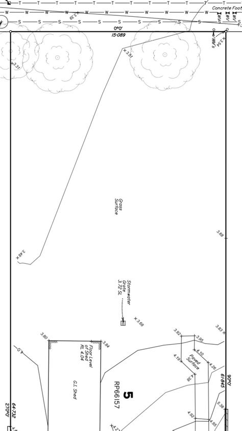 Survey Plan Close Up Street