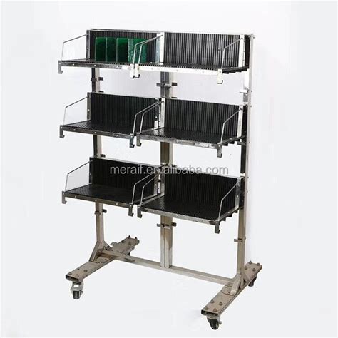 Esd Antistatic Circulation Pcb Storage Rack Esd Pcb Cart Trolley With