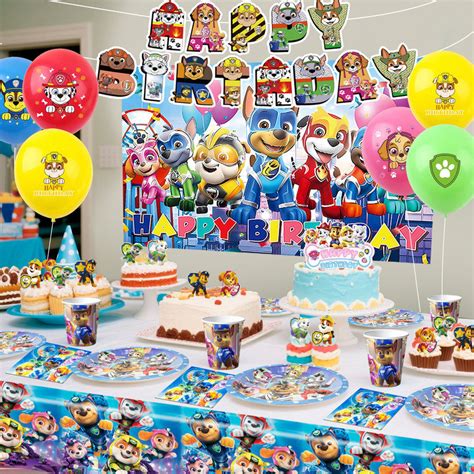 The Holiday Aisle® Paw Patrol Birthday Party Supplies 101pcs Paw