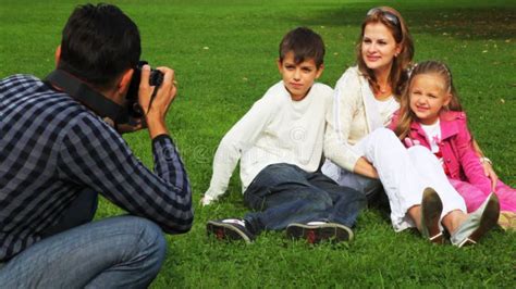 Father Photographs Mother And Daughter With The Stock Video Video Of