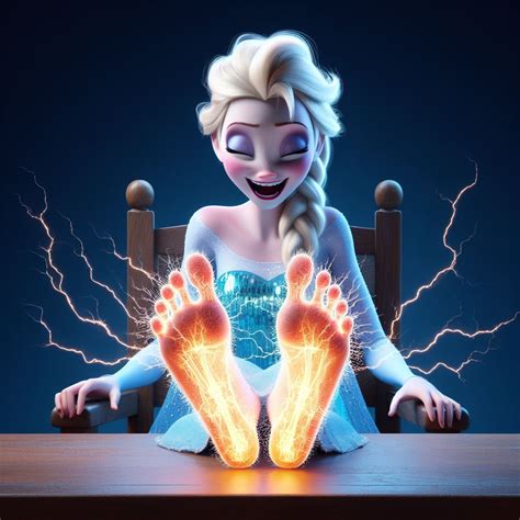 Elsas Feet Electro Tickled Ai By Tjcyber47 On Deviantart