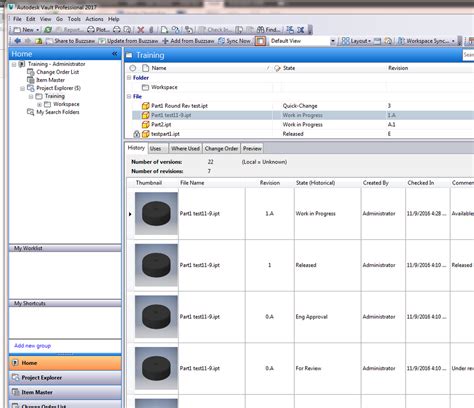 Solved Vault Control Menus Grayed Out In Inventor Autodesk Community