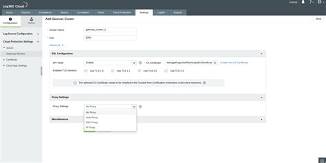 Configuring Gateway Cluster In Log360 Cloud