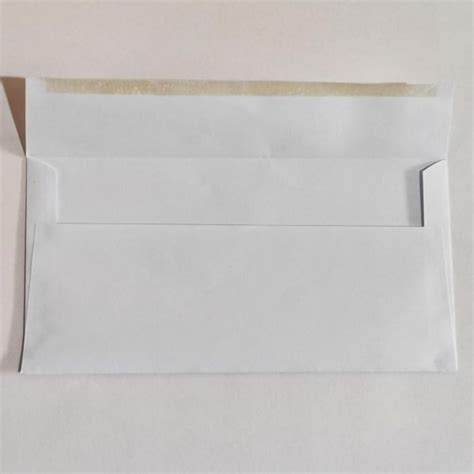 پاکت نامه ملخی سفید لبه چسب دار سایز 22 در 11 ۱۰۰عددی فروشگاه