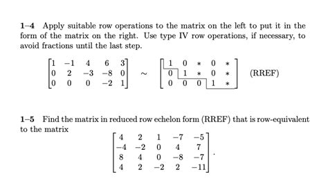 Solved Apply Suitable Row Operations To The Matrix On Chegg