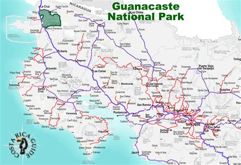 Hotel Guanacaste Costa Rica Map