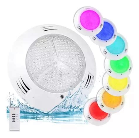 Luz De Piscina Lámpara Sumergible 35w De Para Alberca Rgb Meses Sin