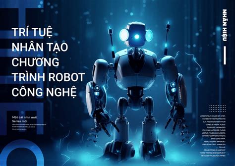 Artificial Intelligence Robot High Tech Network Information Poster