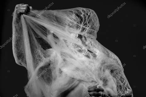Web Naked Man Caught In Spider Web Stock Photo Outsiderzone