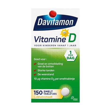 Davitamon Vitamine D Kind 150 Smelttabletten Plein Nl