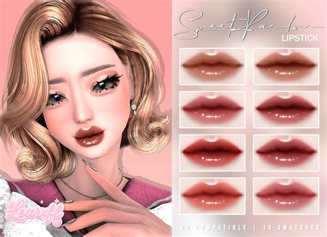 Learxfl Sweet Parlor Lipstick The Sims 4 Create A Sim Curseforge