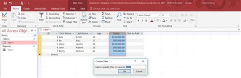 How To Search And Filter An Access 2019 Database Dummies