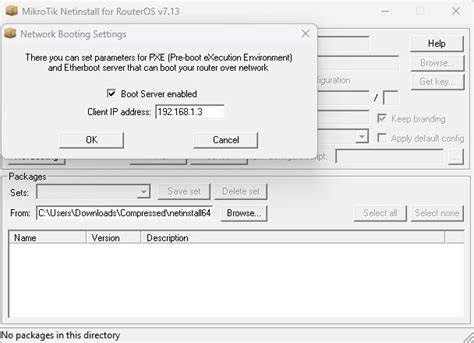 آموزش کار با netinstall میکروتیک تصویری