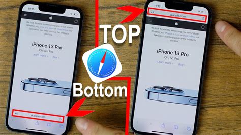 How To Move Safari Search Bar To The Top IOS 15 IPhone 13 12 11 YouTube