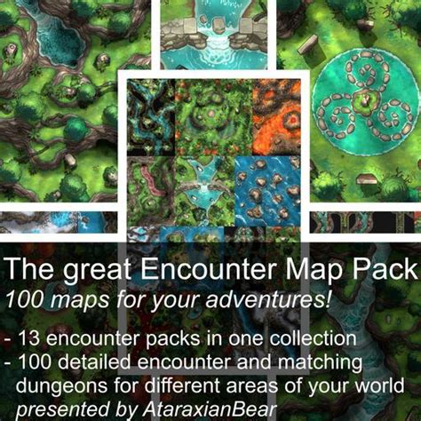The Great Encounter Map Pack 100 Maps For Your Adventures Roll20
