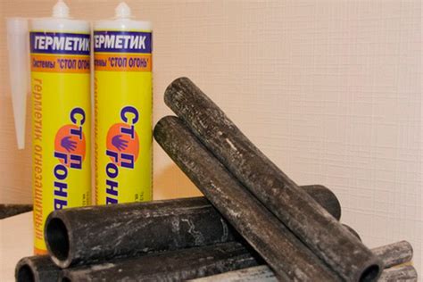 Огнестойкие герметики — основные виды и места применения веществ