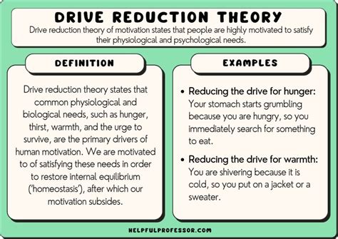 Drive Reduction Theory Of Motivation Definition And Examples 2026