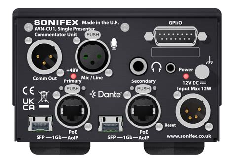 NEW RELEASE Sonifex AVN CU Sonifex Australia
