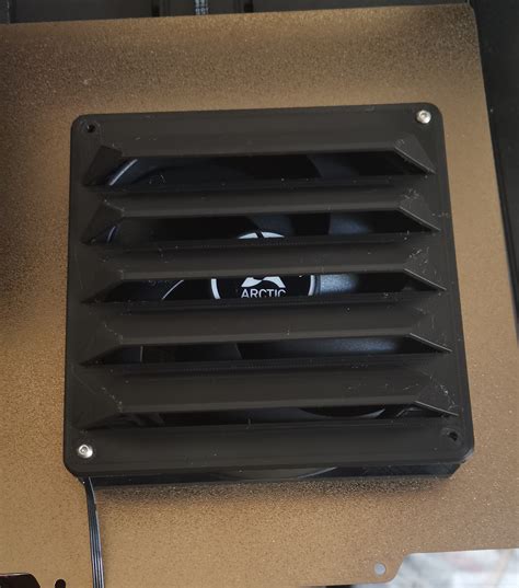 Mm Angular Louvre Fan Grill By Jessi Download Free STL Model Printables Com