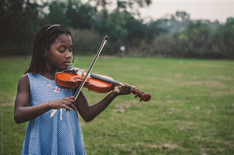 Teen Playing Violin