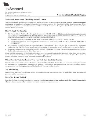 Nys Disability Application Fill And Sign Printable Template Online