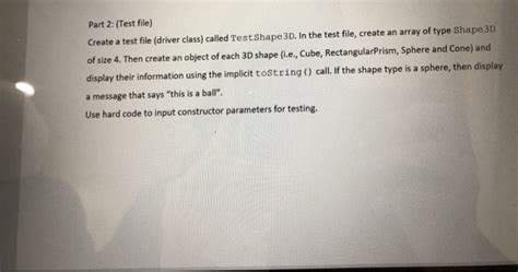 solved cpe201 java programming course interface inheritance