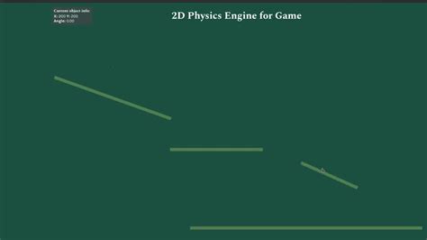 Ashish Yadav On Linkedin 2d Physics Engine The Engine Is Still Underdeveloped But You Can See