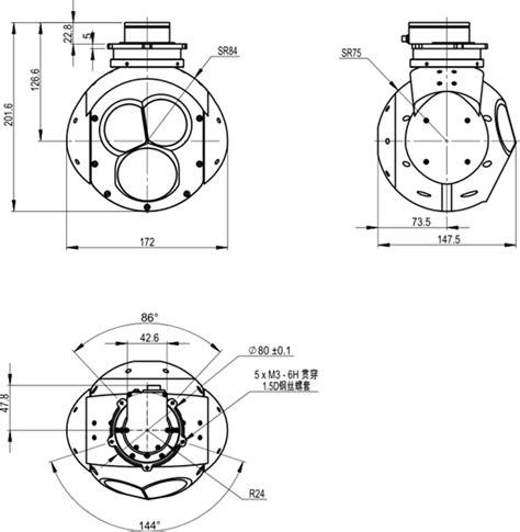 Multiple Spectral Aviation Spherical Electro Optical Targeting System