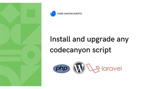 Install And Upgrade Any Codecanyon Script On Your Server By