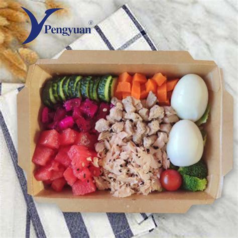 Custom Disposable Food Box Take Away Food Container Oil Proof Food Box