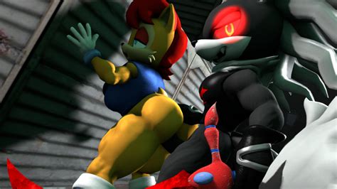Rule 34 1boy 1girls 3d 3d Artwork Female Female Penetrated Infinite Sonic Male Malefemale