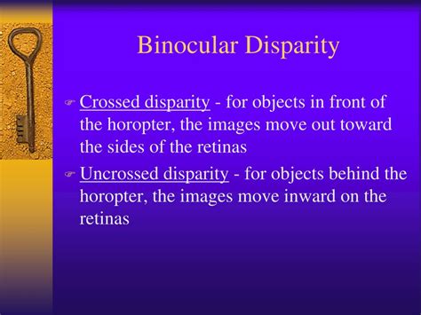 Binocular Disparity Aka Retinal Disparity At Rudolph Miller Blog