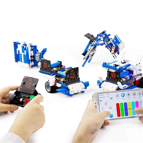 yahboom 16 in 1 building bit superkit with python makecode programming