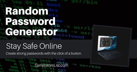 Random Password Generator Generators List