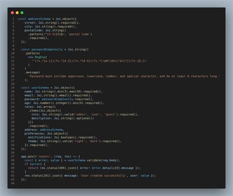 Joi Express Best Practices For Secure Data Validation