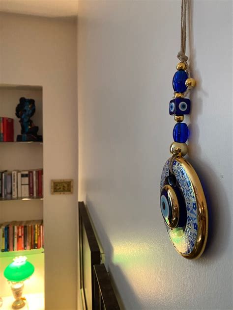 Evil Eye Wall Decor Evil Eye Home Decor Glass Evil Eye Wall Etsy