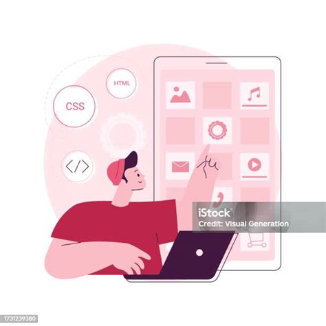 Hybrid Mobile App Abstract Concept Vector Illustration Stock Illustration Download Image Now